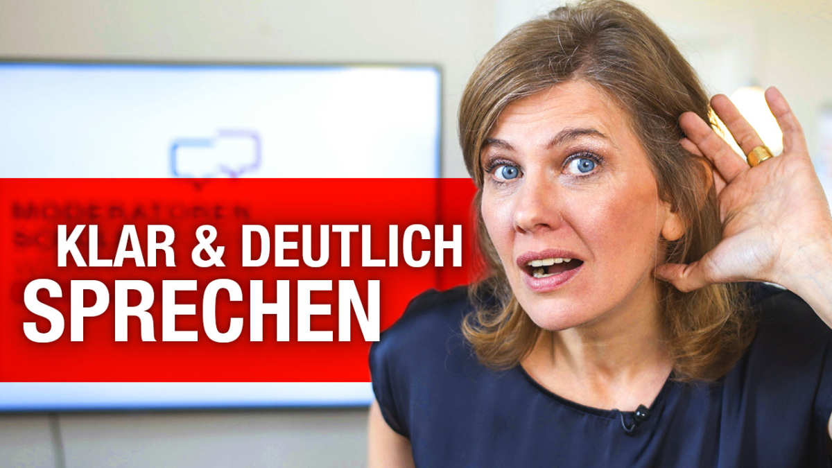 Übung für deutliches Sprechen - Moderatorenschule Baden-Württemberg